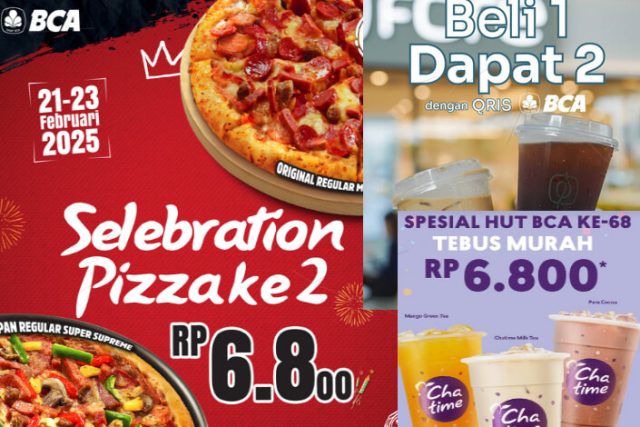 Promo BCA HUT 68 2025 Lengkap: Ada Chatime, Fore, Pizza Hut, Hingga HokBen - NgertiHukum.ID