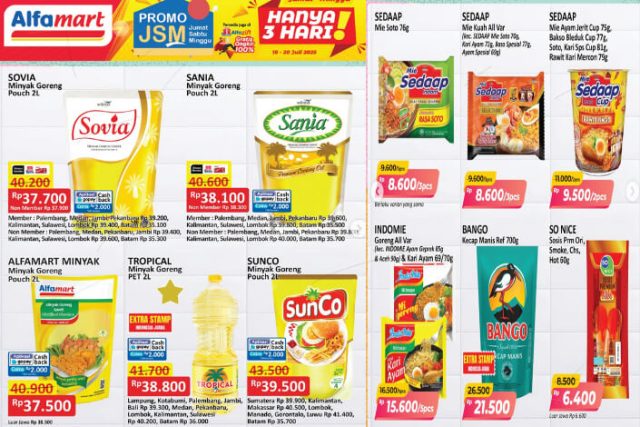 Promo JSM Alfamart Hari Ini 18-20 Juli 2025, Minyak dan Mie Murah - NgertiHukum.ID